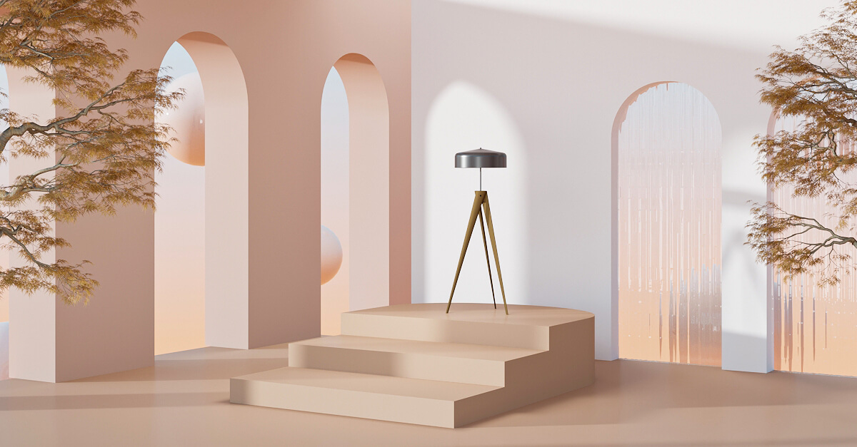 3D Models » Lighting » Floor lamp » Download for Your Design Projects ...