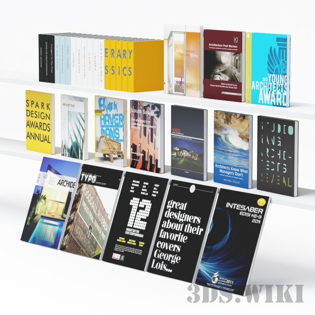 Books and magazines - Download the 3D Model (646) | zeelproject.com