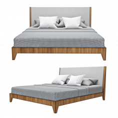 Bed Java - download 3d model | ZeelProject.com