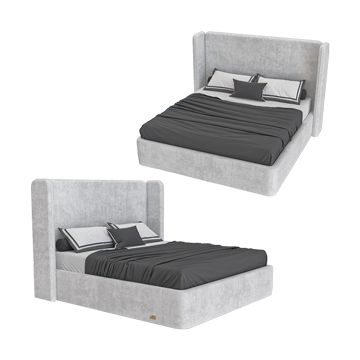 Soft bed Bonobo, Wall&Wall - Download the 3D Model (33039) | zeelproject.com