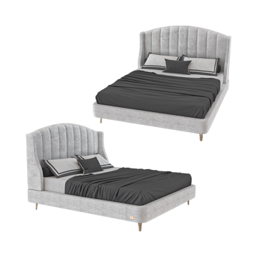 Soft bed Bonobo, Wall&Wall - Download the 3D Model (33039) | zeelproject.com