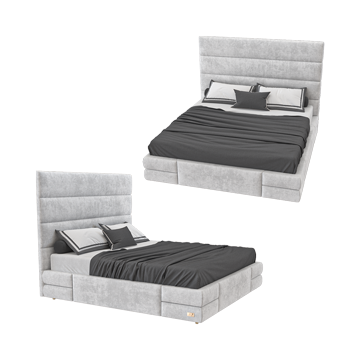 Soft bed Bonobo, Wall&Wall - Download the 3D Model (33039) | zeelproject.com