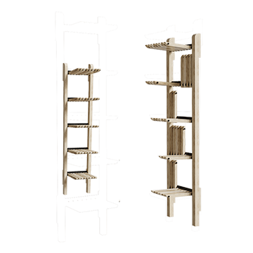 Shelves Gate 500, SVITANOK - Download the 3D Model (40569) | zeelproject.com