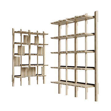 Shelves Gate 500, SVITANOK - Download the 3D Model (40569) | zeelproject.com