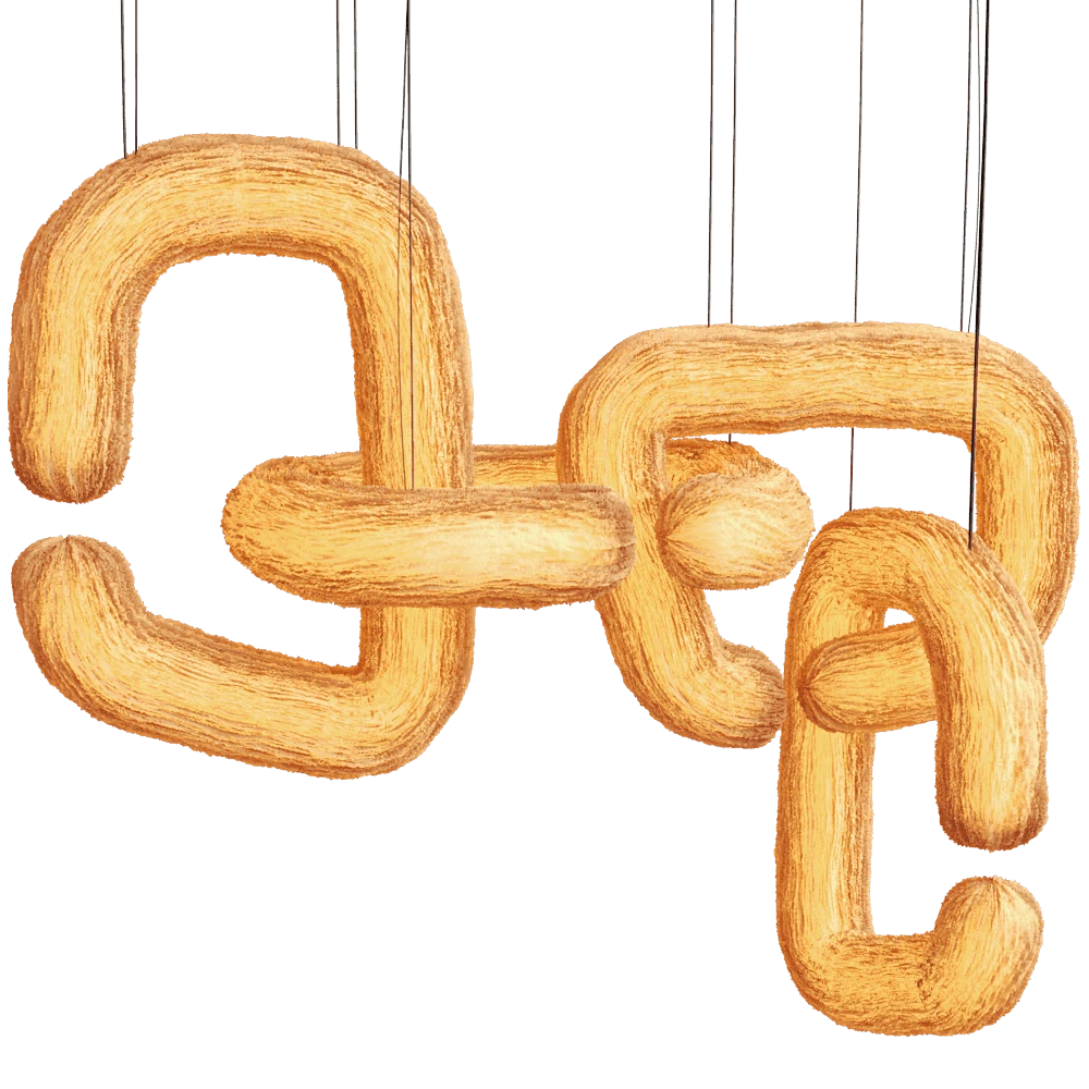 Pendant lamp Orbette Medium, Ango - Download the 3D Model (56752 ...